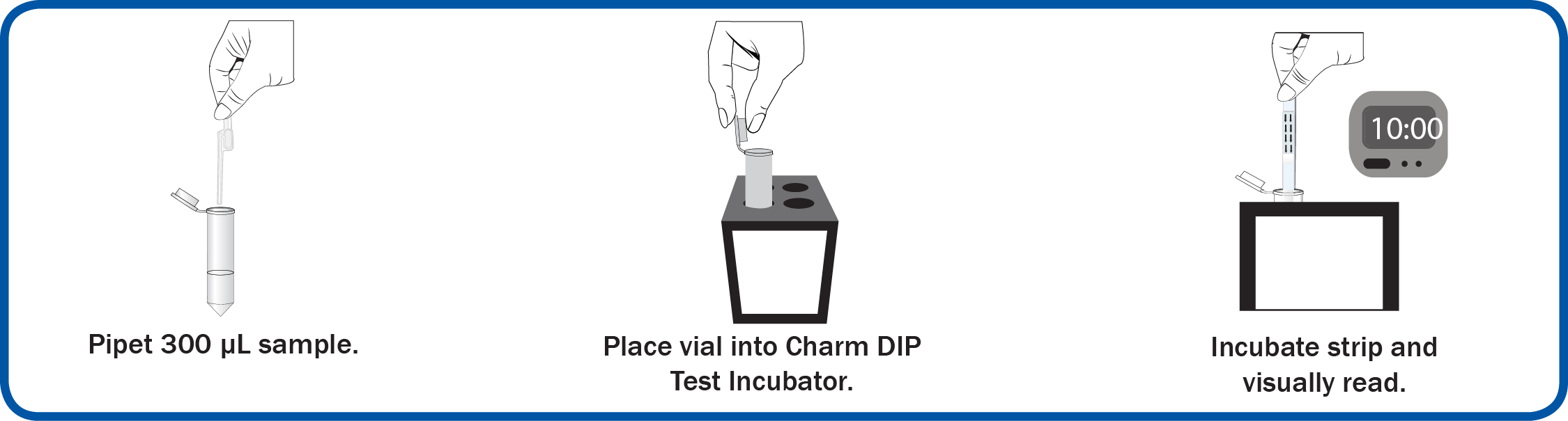 Charm DIP Test and Incubator